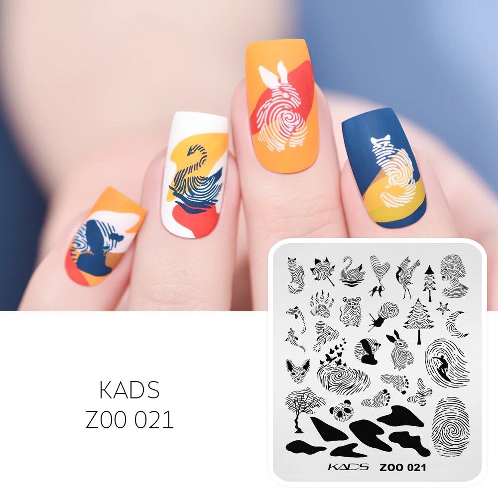 Шаблон для нейл-арта KADS