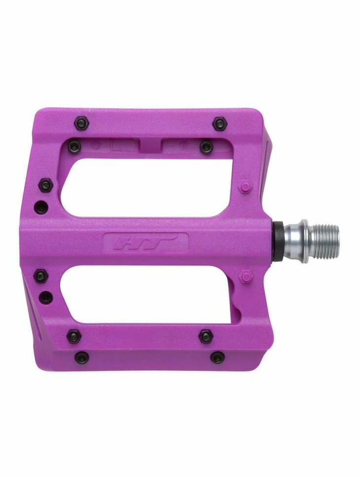 Педали HT PA12A Dark Purple фиолетовые, промподшипники (PA12AX0909H1X0)