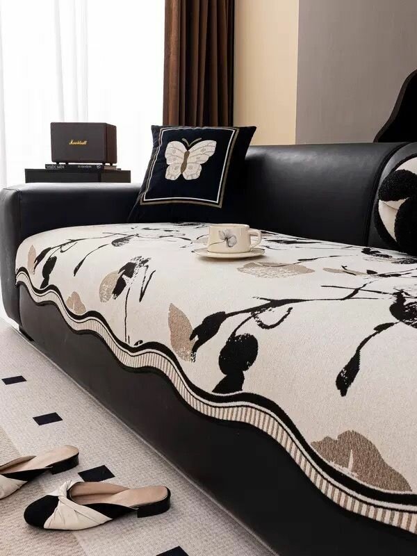 Дивандек накидка 110х300 см покрывало на диван кресло (110х300 /от белого)