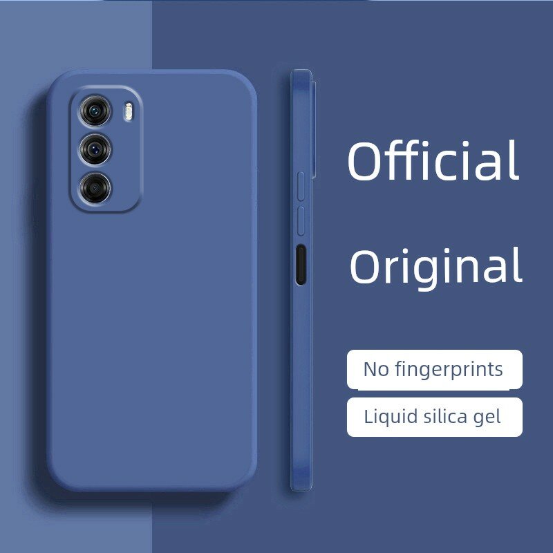 Силиконовый чехол для Motorola Edge S30 с цветом 'Ночное синее' без дополнительных аксессуаров