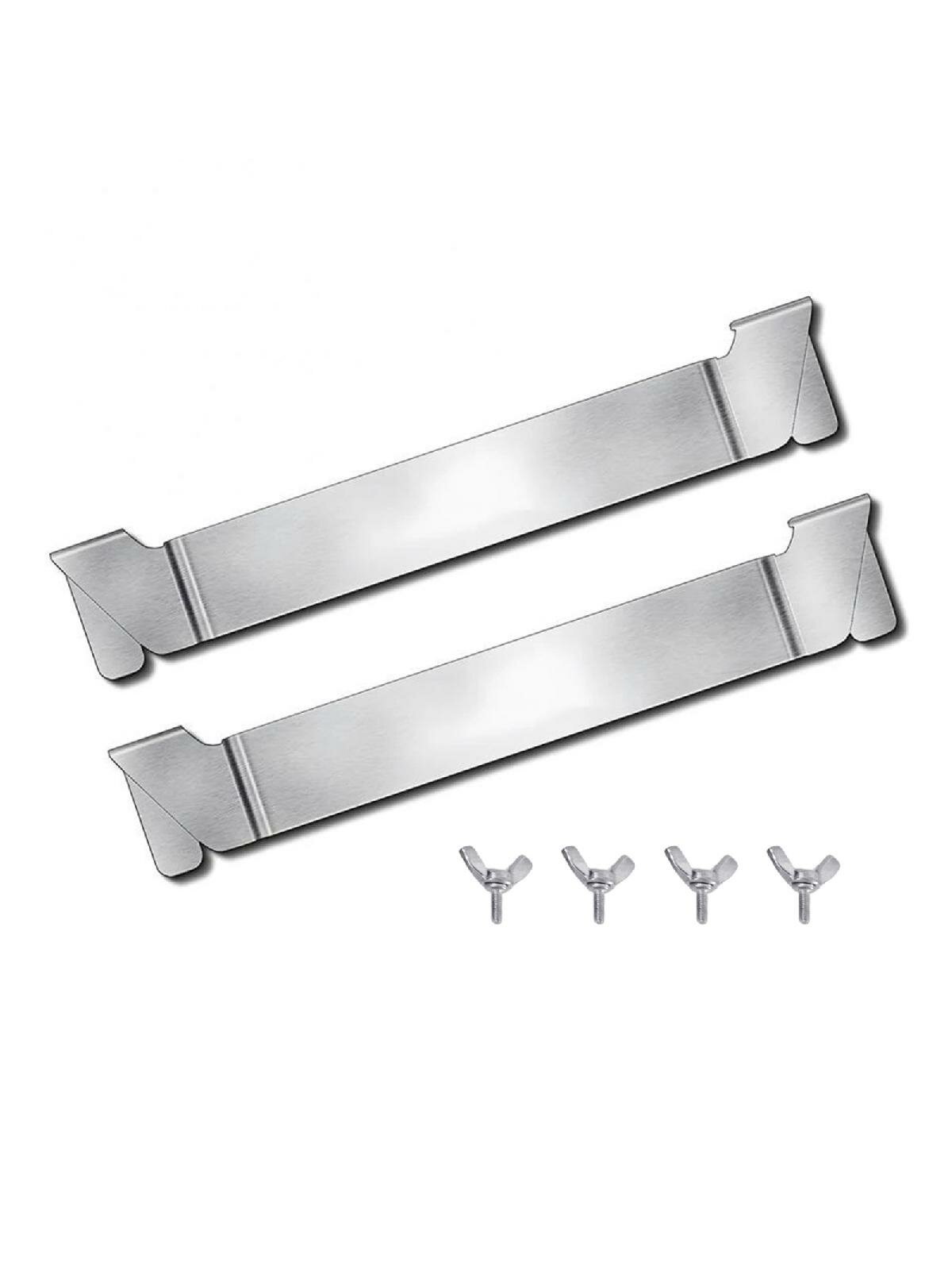 2 упаковки Практичного держателя лопатки из нержавеющей стали для грилей походного инструмента для барбекю