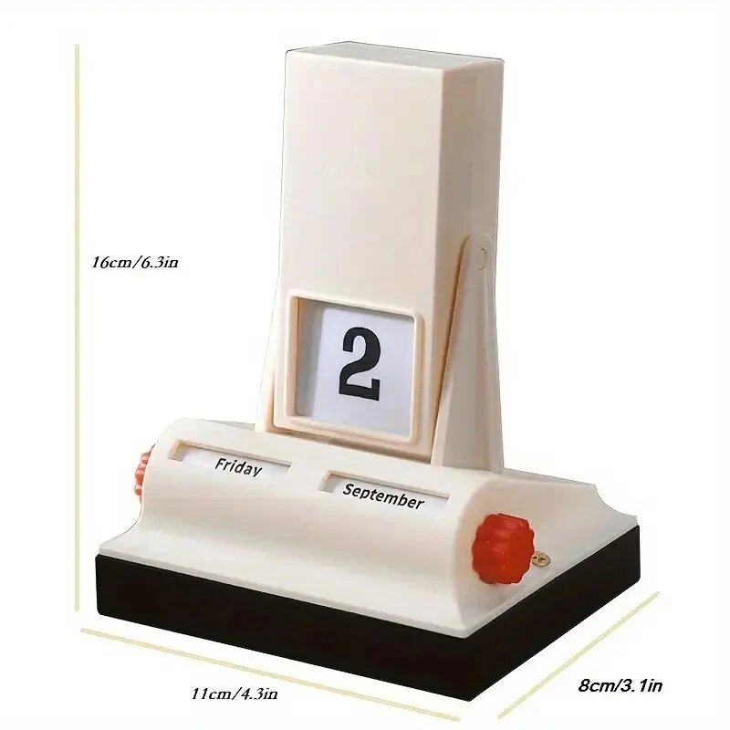 1 шт. перекидной календарь, настольный орнамент, декоративный настольный календарь, настольный вечный календарь для отеля, офиса, спальни, гостиной