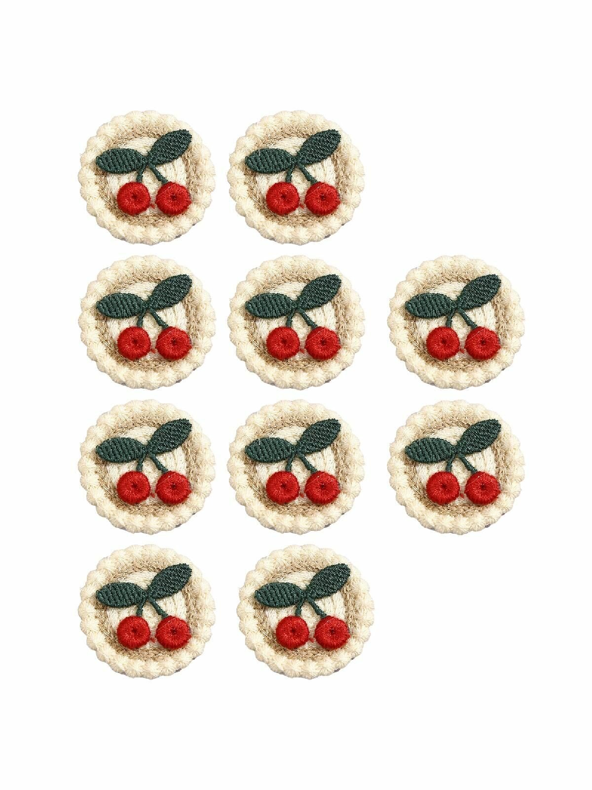 Яркие вышитые аппликации для свадебных платьев модные нашивки, - Маленькая вишня