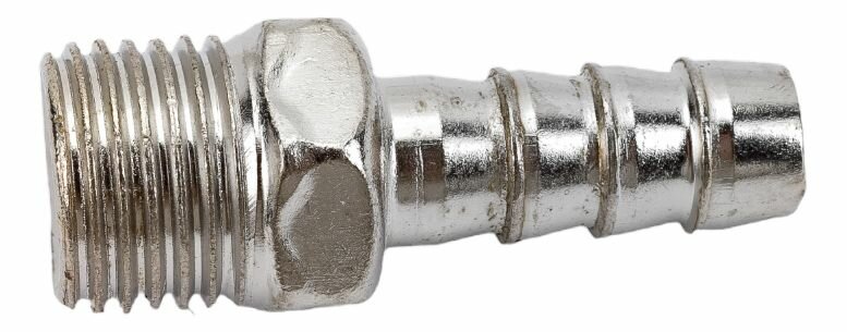 Штуцер с наружной резьбой 1/4" - елочка 8 мм ARMA M1/4-08