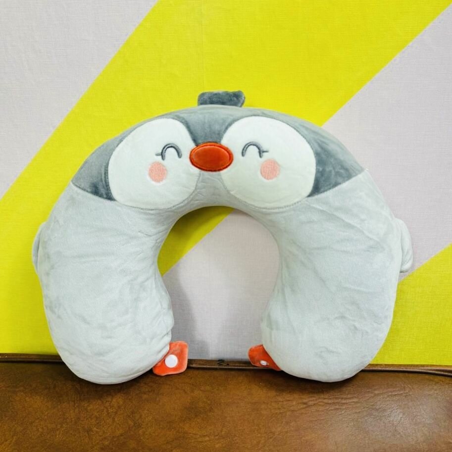 Детская подушка для шеи Куроми Розовая валик для путешествий