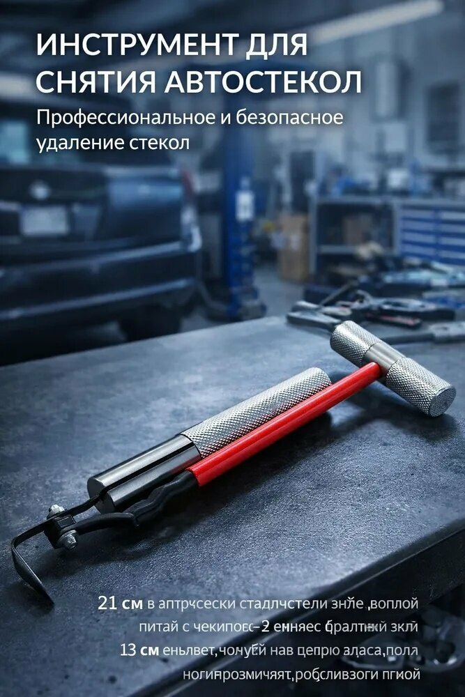 Нож для срезки лобовых стекол