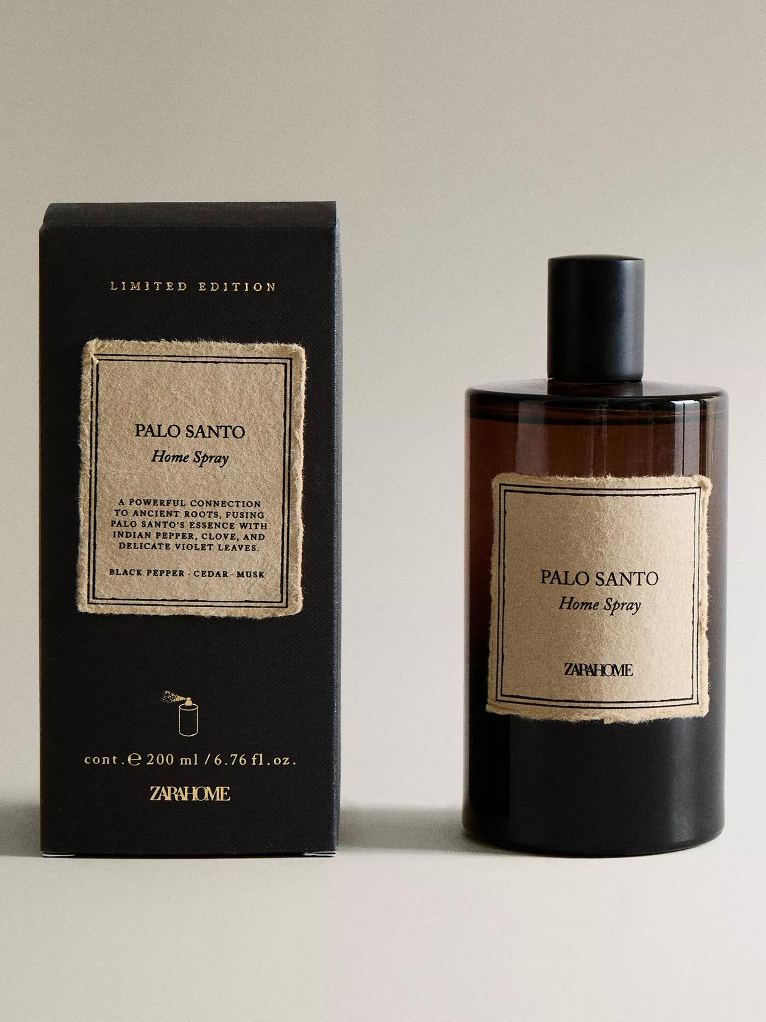 Zara Home PALO SANTO Спрей для дома / Аромат для дома 200 мл