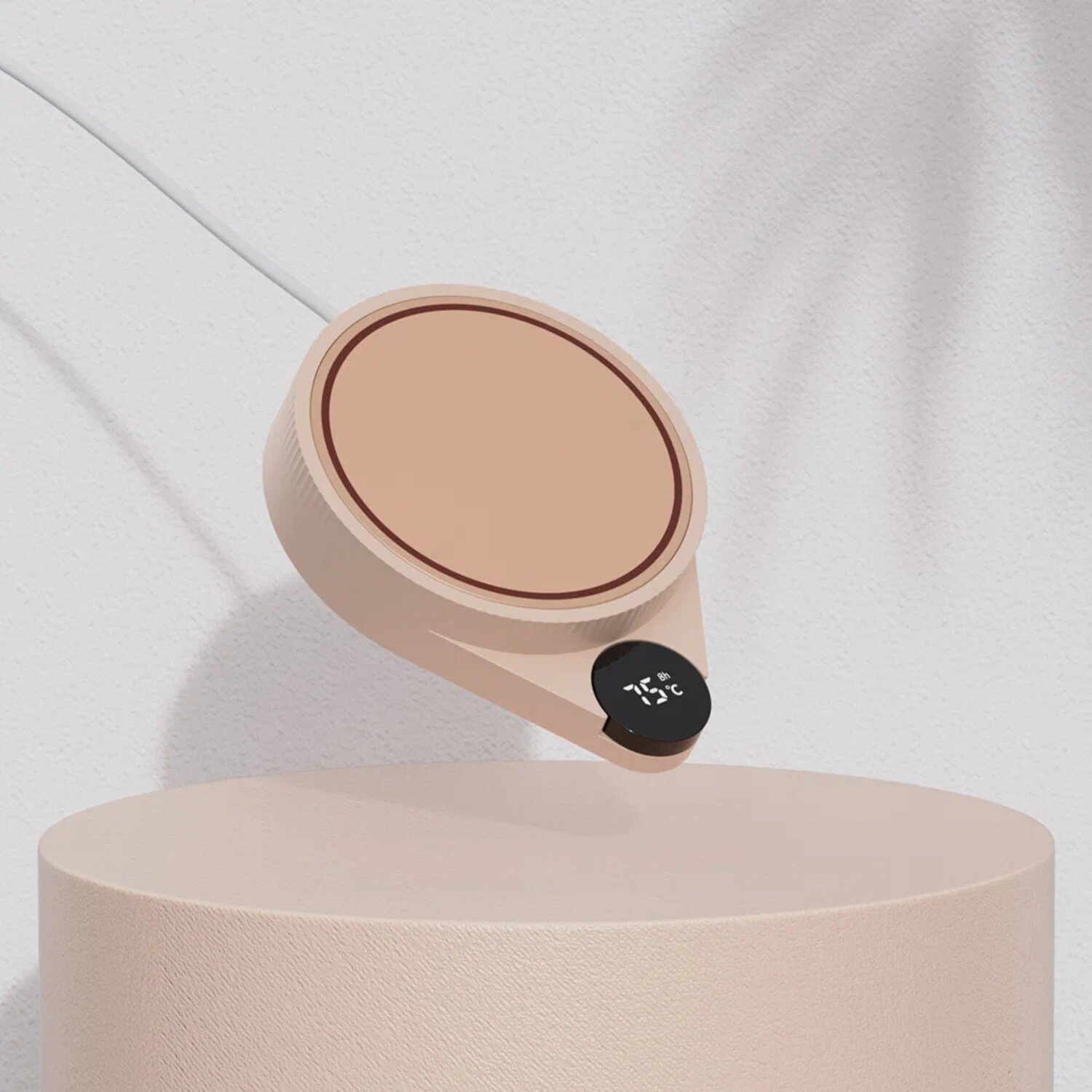 Xiaomi Youpin Теплый подогреватель для чашки 55 °C, автоматическое отключение, ABS, коричневый