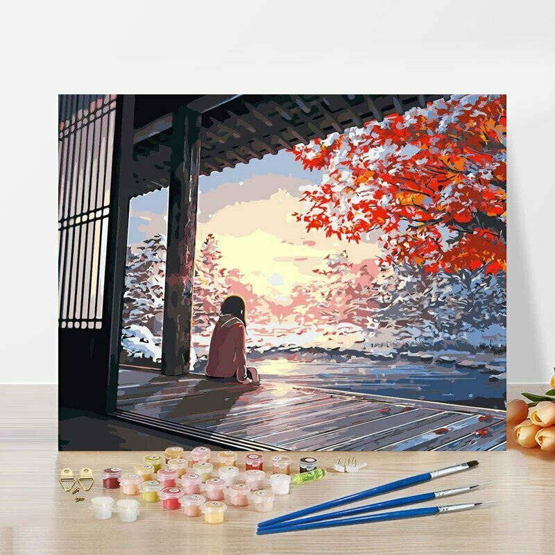 Раскраска "Элегантная русская классика", акварельные краски, для детей от 1 года