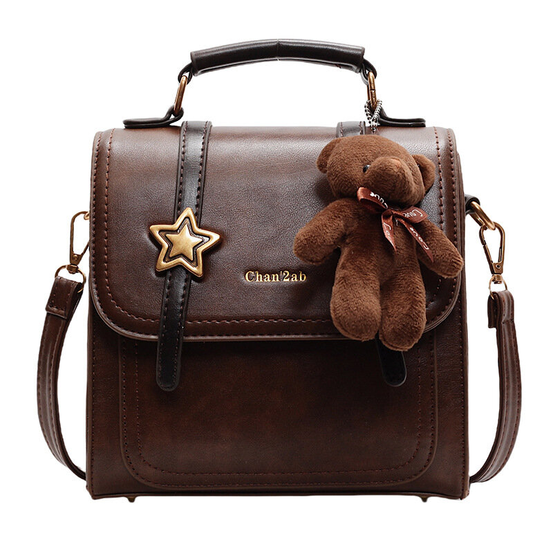 Горячая распродажа: британский ретро стиль колледжа, маленькая квадратная сумка, модный рюкзак Melad с высококачественной текстурой для женщин