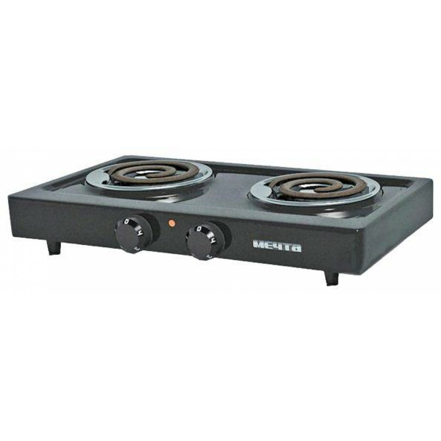 Плитка электрическая 2КОНФ. Настольная ТЭН прям Б/планки черн мечта