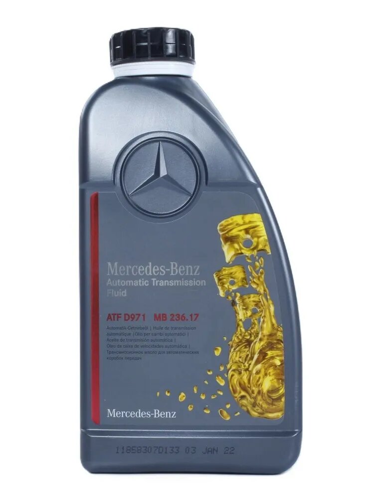 Масло трансмиссионное в АКПП MB 236.17 ATF D971 1л A002989060312 MERCEDES / Мерседес