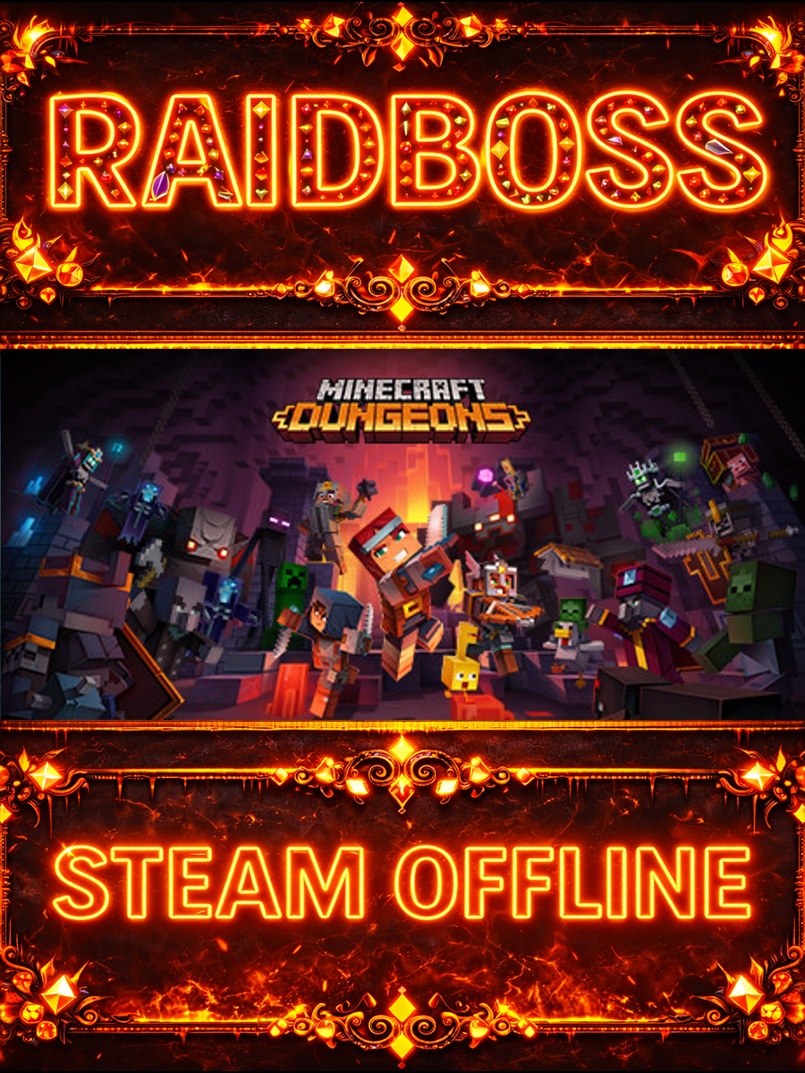 Minecraft Dungeons игра на аккаунте для ПК с OFF активацией для Steam (PC) РФ + СНГ