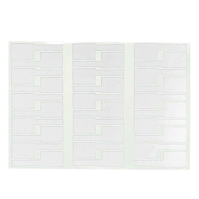 Цветные водонепроницаемые бирки для кабелей, 30 шт, Белый