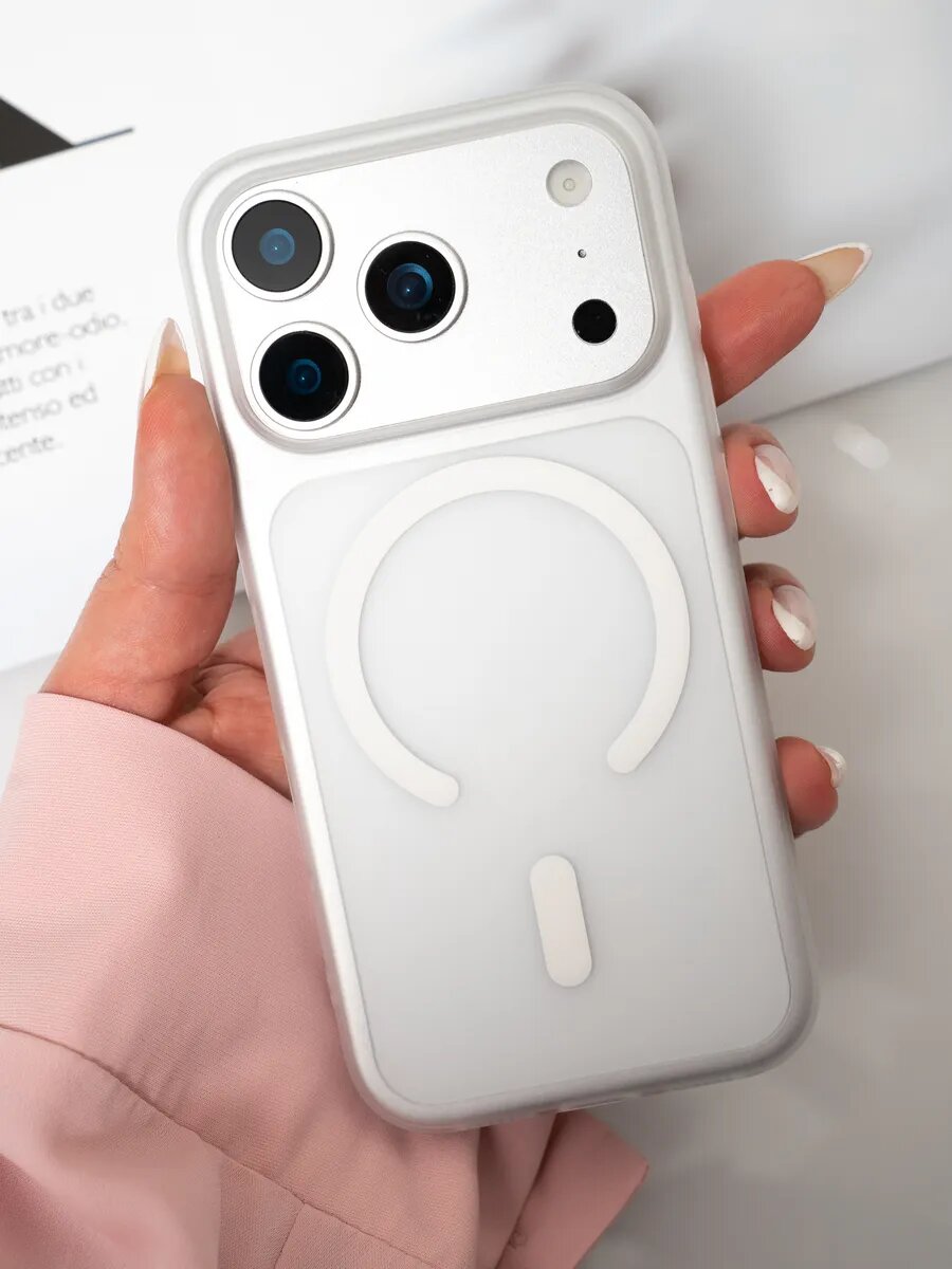 Чехол О'кейси, для iPhone 17 Pro, MagSafe, матовый, бесцветный