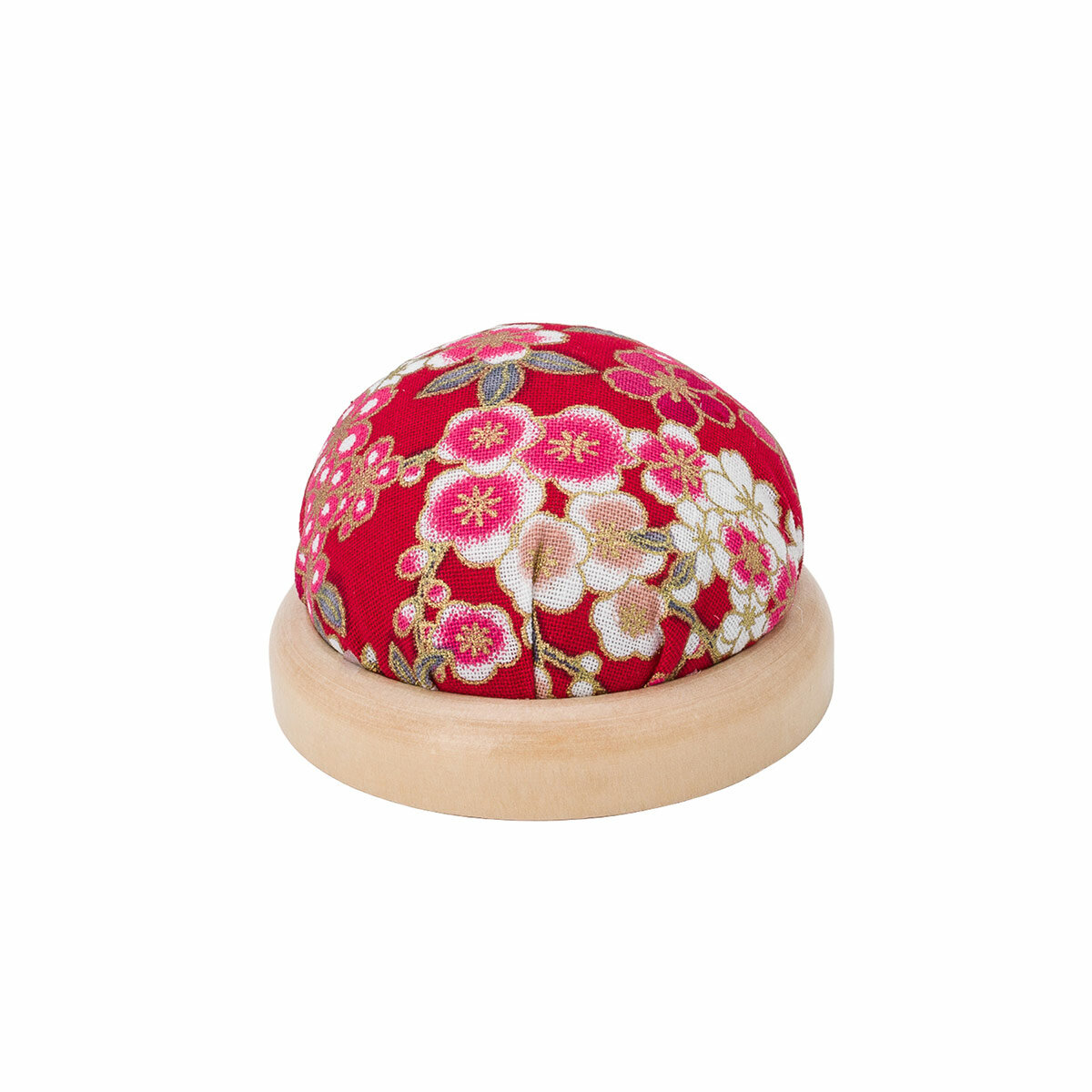 Игольница из ткани с подушечкой, размер 7 см, цвет ассорти, 1 штука