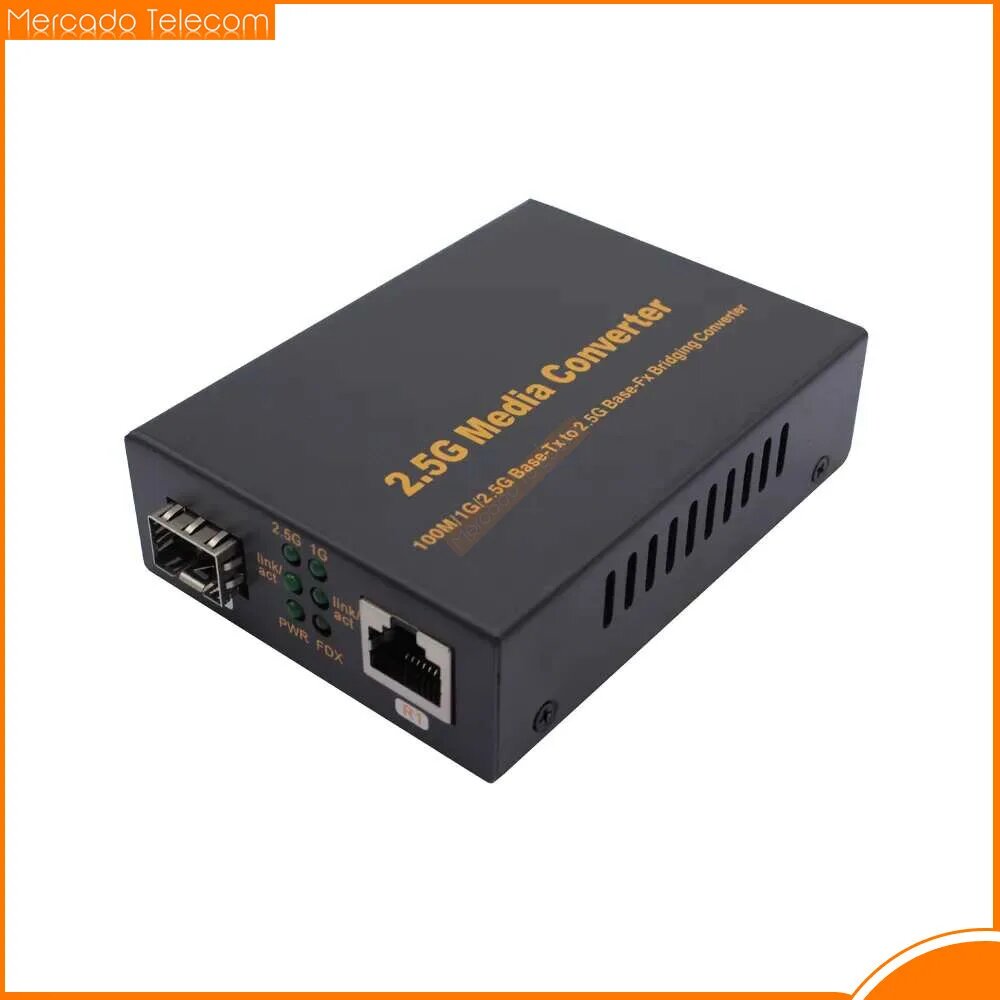 CAILI 1,25G/2,5G SFP Медиаконвертер Ethernet with EU adapter