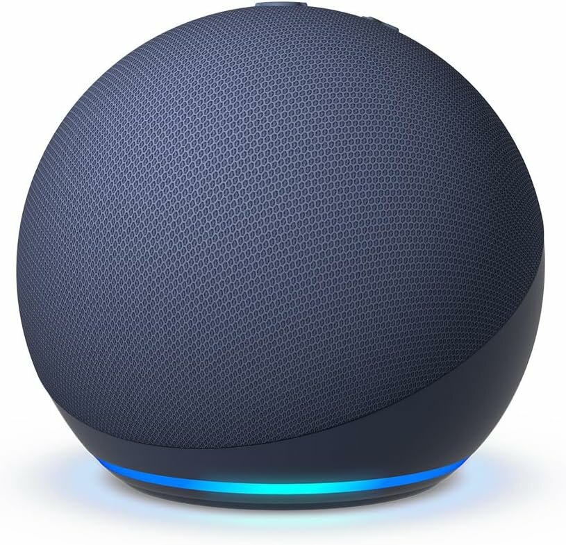 Колонка голосовая Amazon, Echo Dot 5, с Alexa, пластик, Wi-Fi, Bluetooth