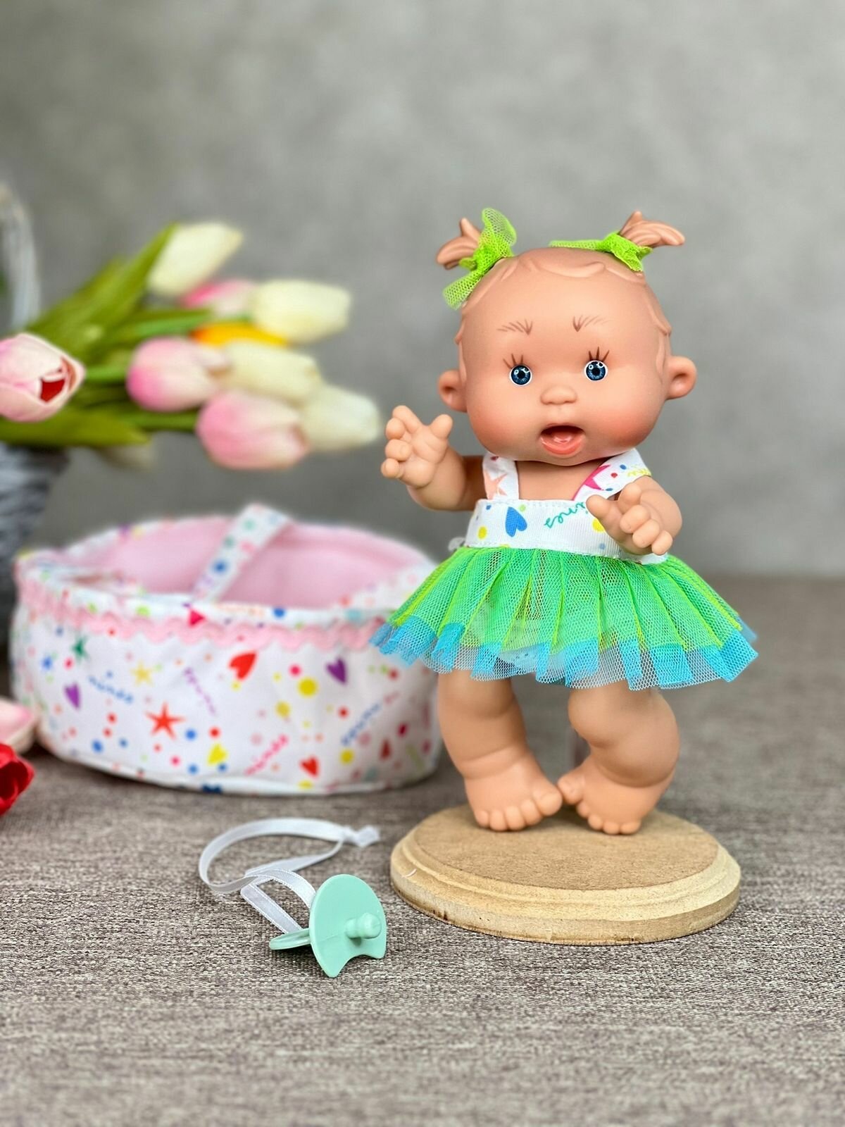 Кукла пупс для девочки 21 см Пепотин