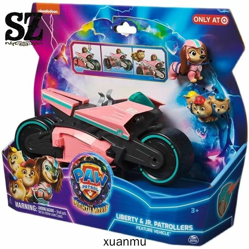 Игровой набор PAW Patrol Либерти на мотоцикле трансформере Щенячий патруль Мегафильм