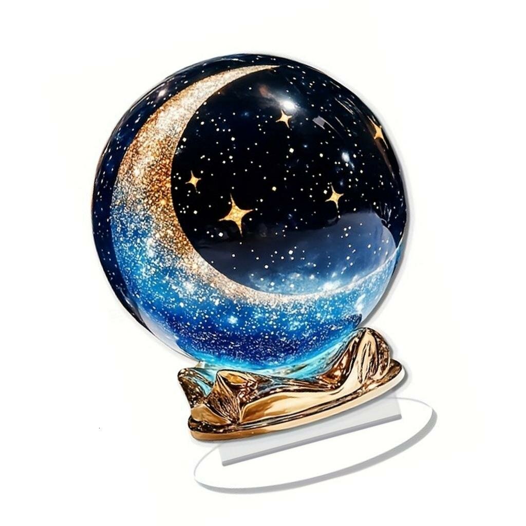 Фазы Луны акриловый шар, SCB152