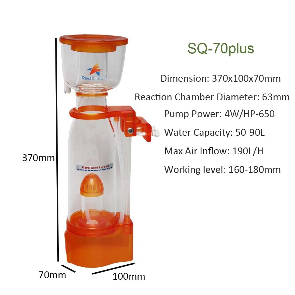 EPOCSYHINE Red Starfish SQ-70/90 Plus Мини-фильтр скиммер для аквариума SQ-70plus