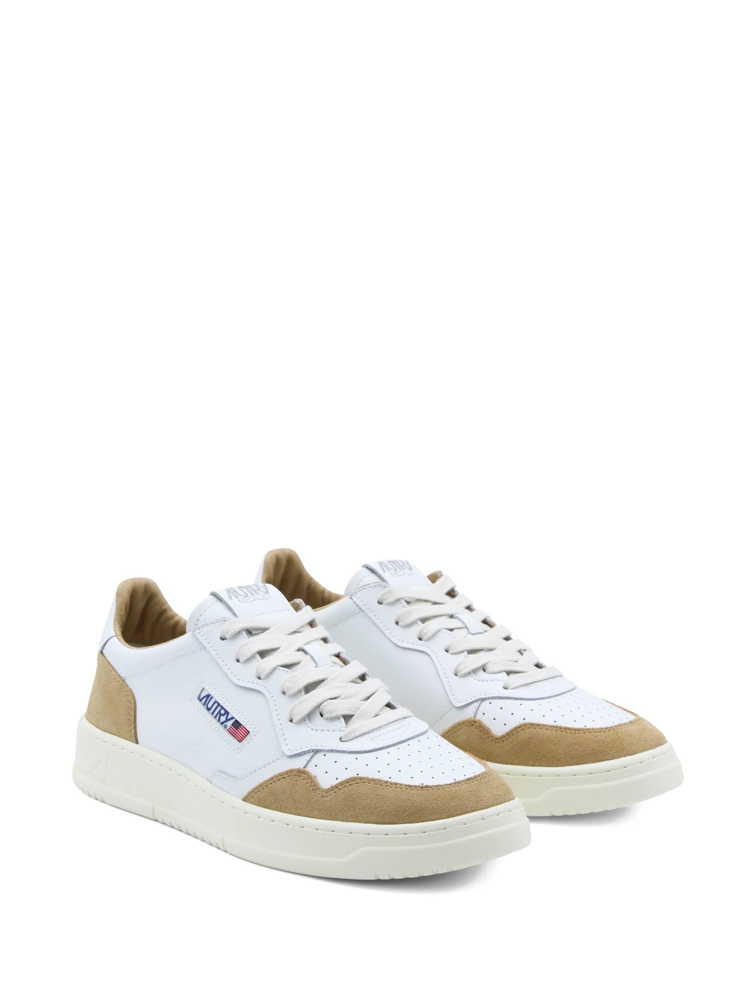 Кроссовки AUTRY Perforated logo sneakers, размер 43, white — фото 1