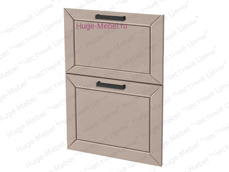 Кухонный фасад Ф-42 холст латте (Альфа) Huge Mebel . Ширина 596 Высота 706. Кухонные фасады