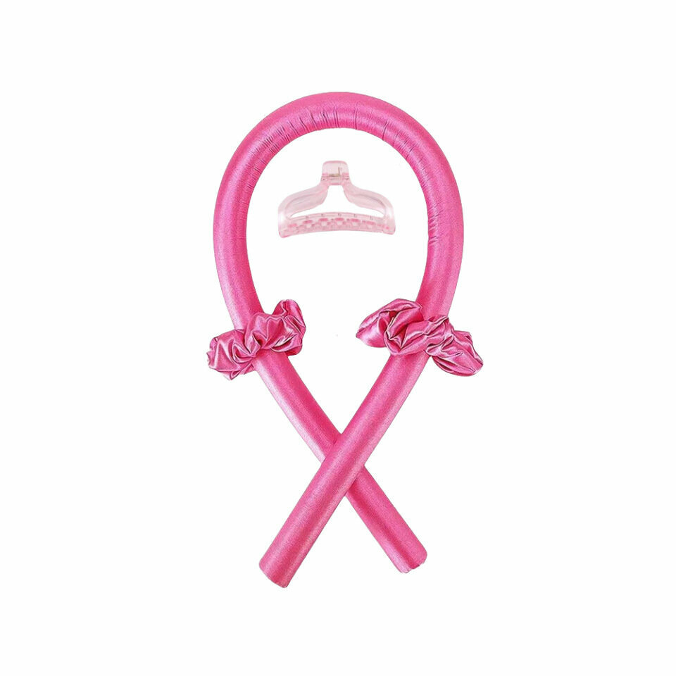 Горячие продажи безнагревательных бигуди из пены для сна с резинками для волос, ленивые бигуди для больших волн