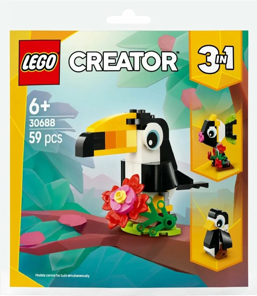 Конструктор LEGO Creator 30688 Тропический Тукан, 3 в 1
