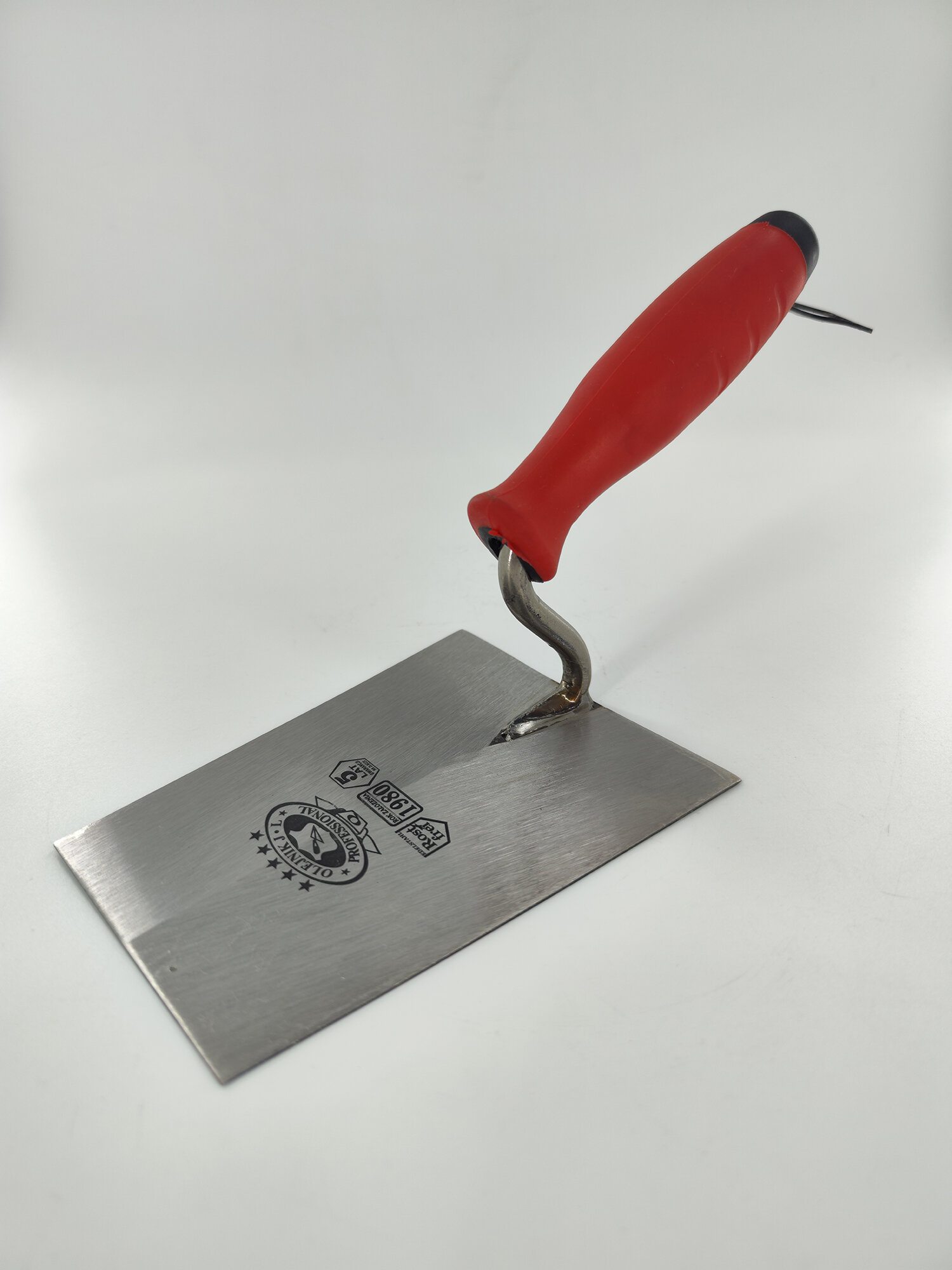 Кельма трапеция из закаленной нержавеющей стали Olejnik Premium 122116-2KS (160мм)