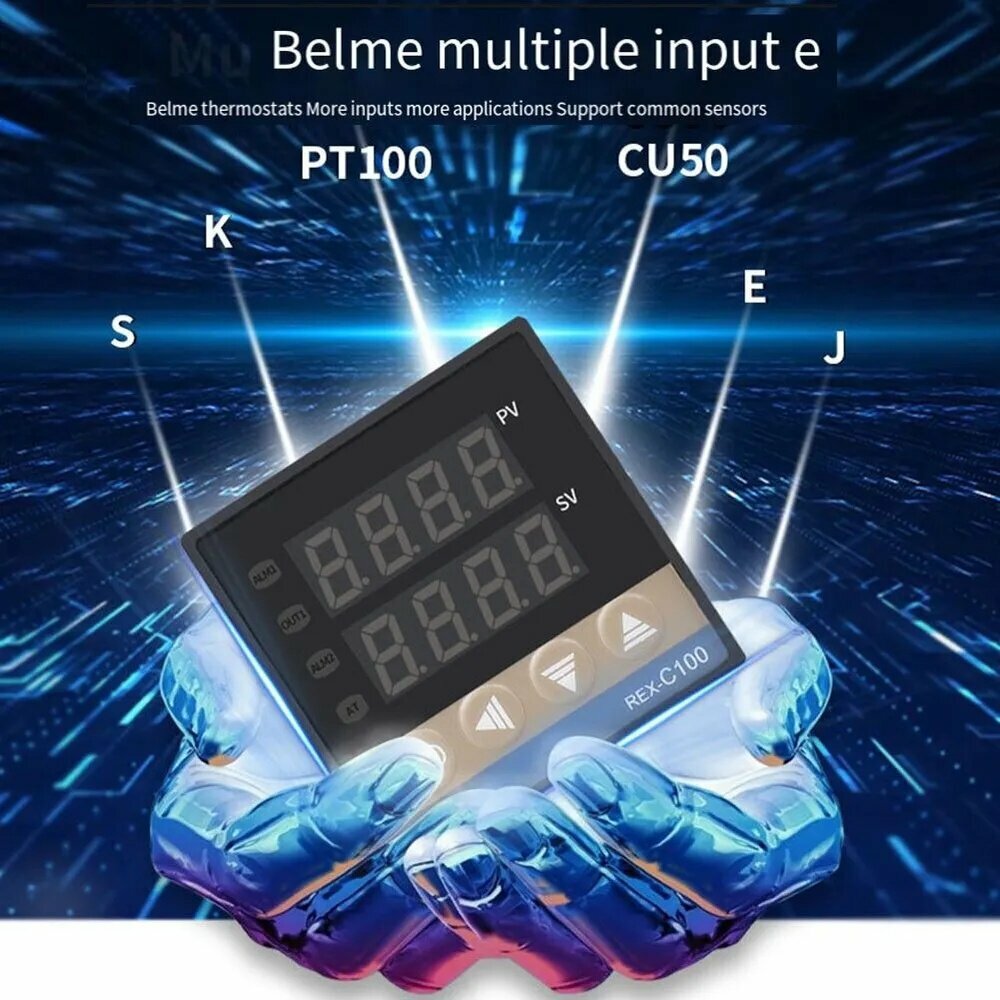 Интеллектуальный Регулятор температуры REX-C100 M * DN С Релейным Выходом Термостата 0-400