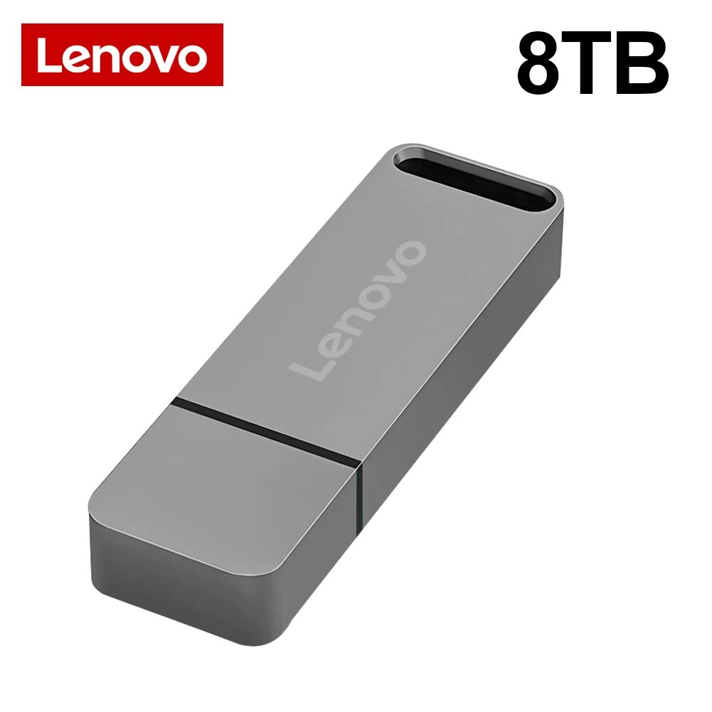 Lenovo 64 ТБ USB 3.0 флэш-накопитель 8TB Grey
