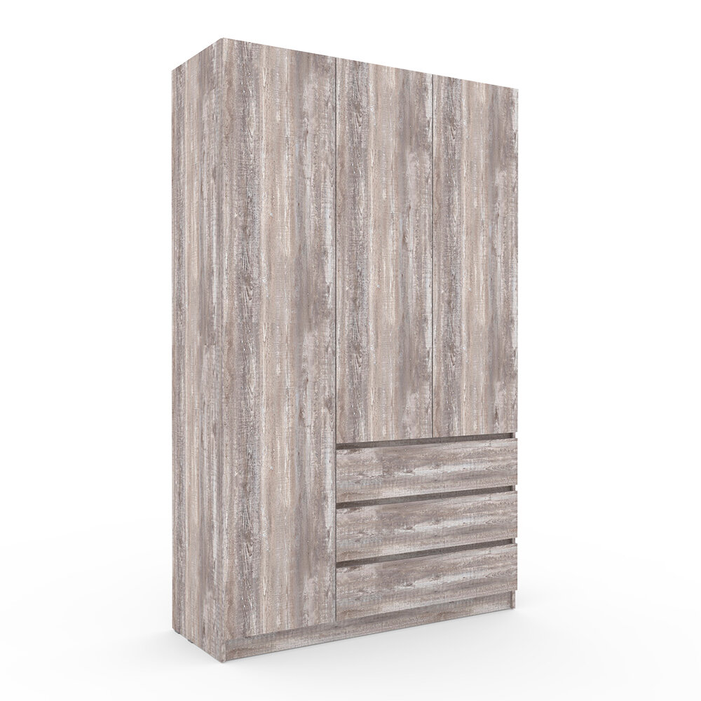 Шкаф распашной КарИВи 135.1 135x220 Бетон