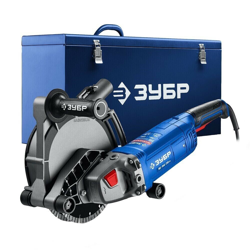 Штроборез электрический Зубр ЗШ-П45-2200 ПТК 2200 Вт d180 мм без дисков