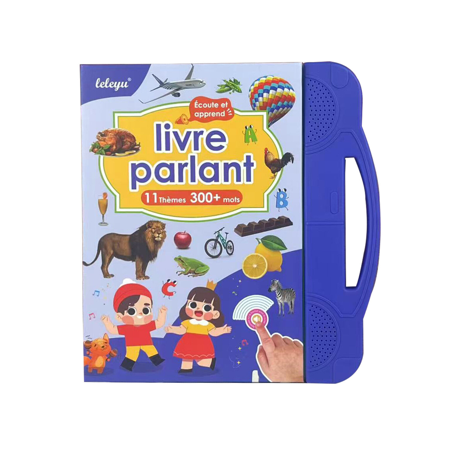 Французская аудиокнига для раннего образования, энциклопедия, обучающая машина, образовательная игрушка, говорящая французская книга с звуком для чтения