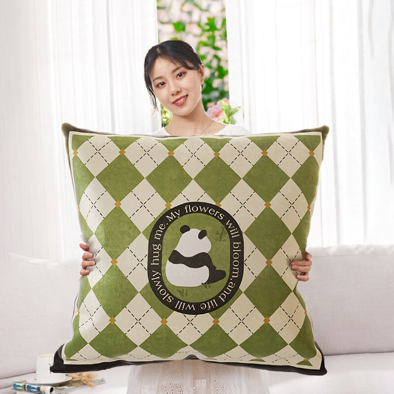 Американский стиль диван-кровать для гостиной, очень большая подушка, наволочка без наполнителя, высококачественный легкий роскошный стиль