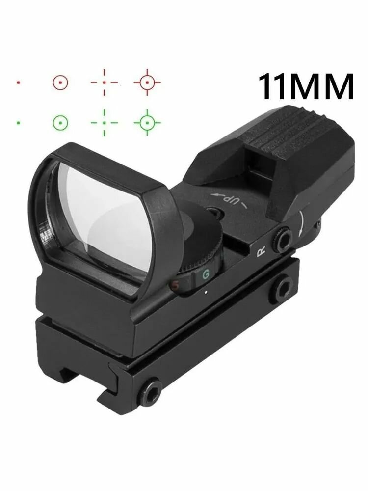 1x22x33, подходит для 11-мм направляющих, может использоваться для охоты, стрельбы из пневматического оружия, мягкого пневматического оружия и пейнтбола.