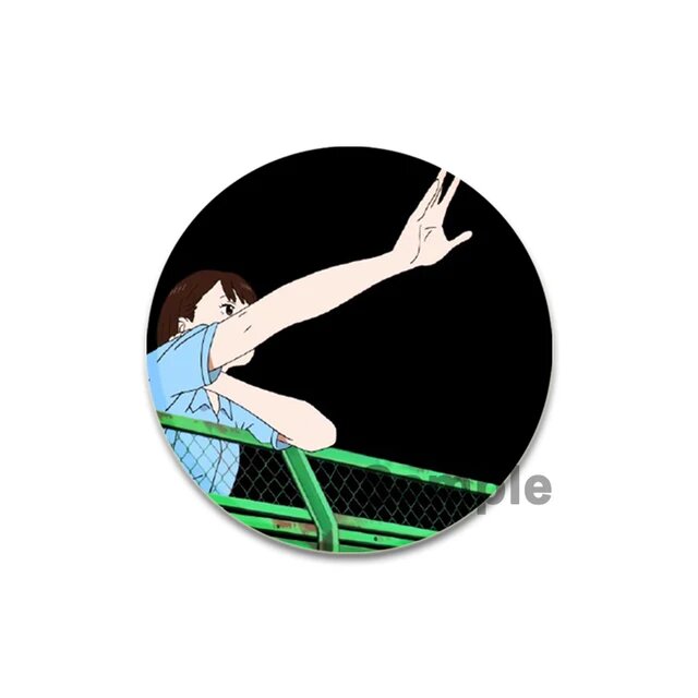 Круглый мягкий значок-пуговица в стиле аниме Sonny Boy, брошь с милым персонажем, булавки, украшение для рюкзака, одежды, модные украшения, подарки