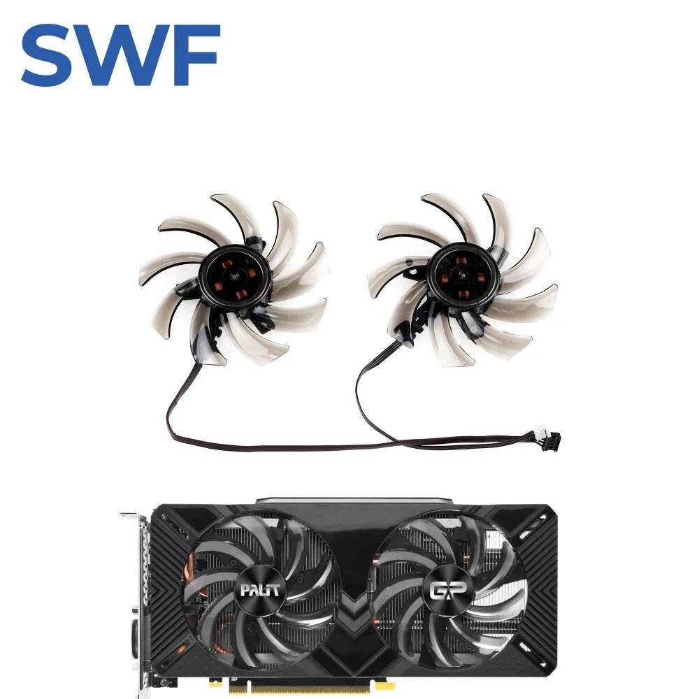 Новый 85-MM, GA91S2U, Вентилятор охлаждения видеокарты для PALiT GeForce GTX 1660 RTX 2070 2060 Ti SUPER DUAL Вентилятор охлаждения видеокарты