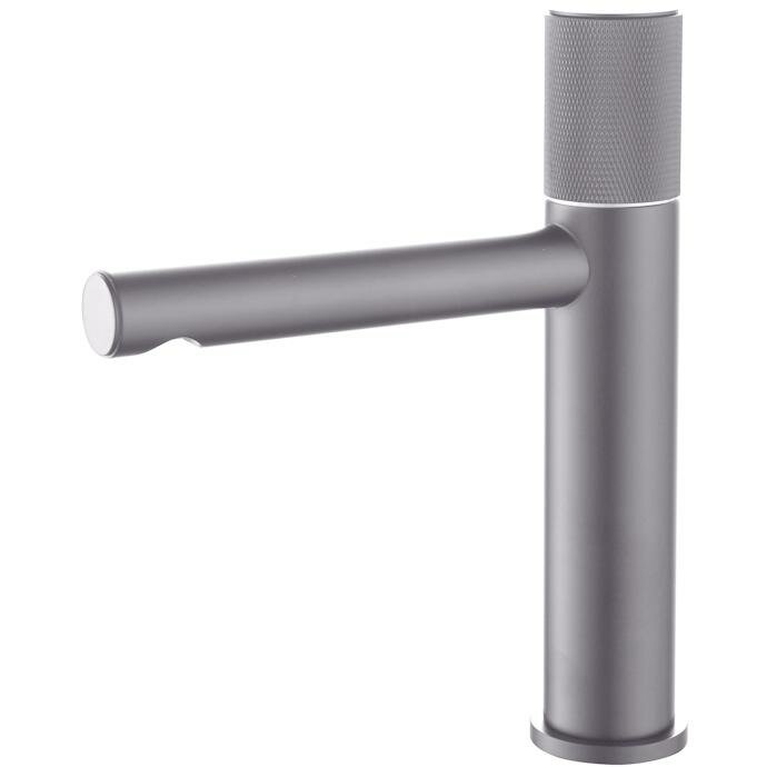 Смеситель для раковины Olive's Mansa 36100MNGM Оружейная сталь Фиксированный 1/2 Латунь