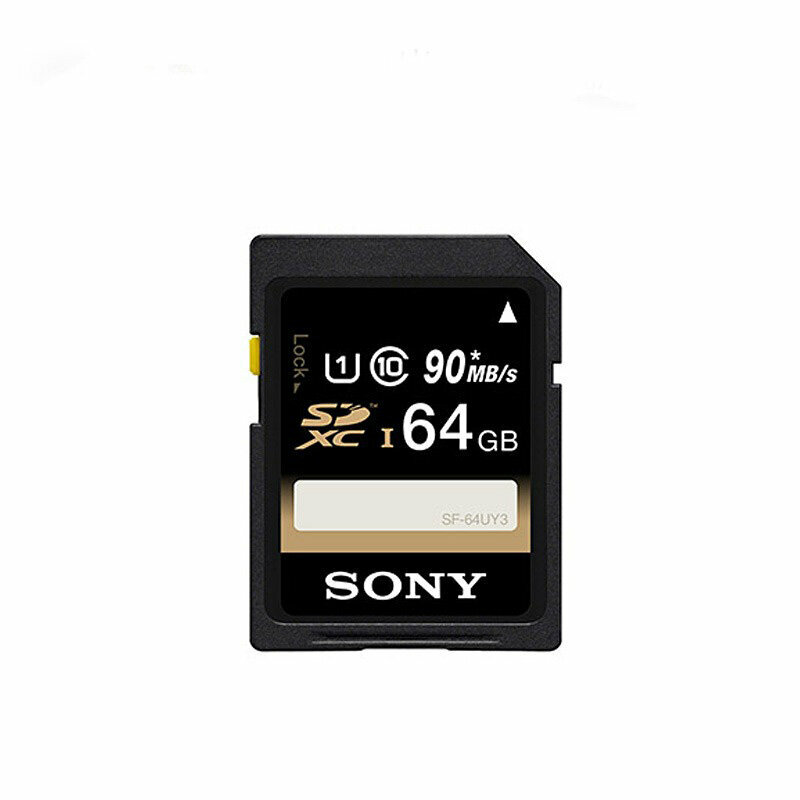 Карта памяти SONY SF-64UY3 SDXC 64GB, черный, высокоскоростная, для цифровых камер