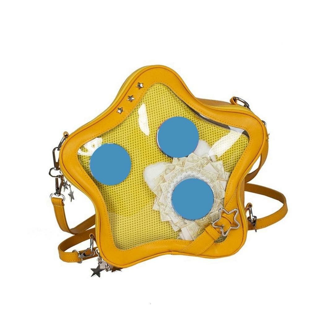 Ita Bag Рюкзак Сумка через плечо Kawaii Сумка для демонстрации булавок Сумки через плечо в форме звезды