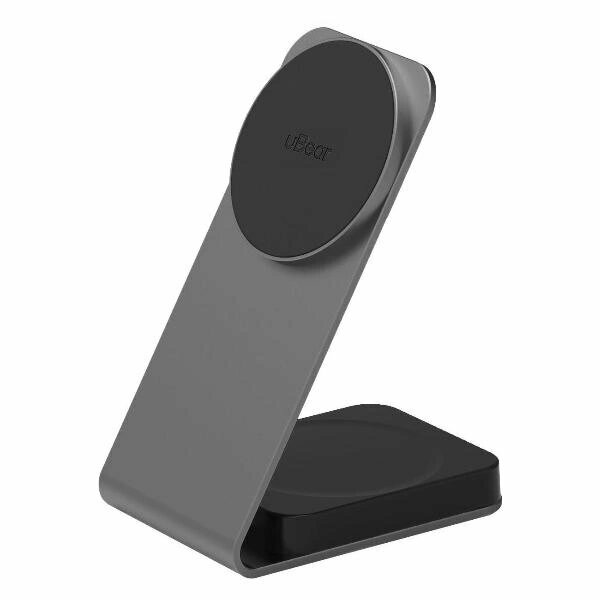 Беспроводное зарядное устройство uBear Level 2in1 Gray