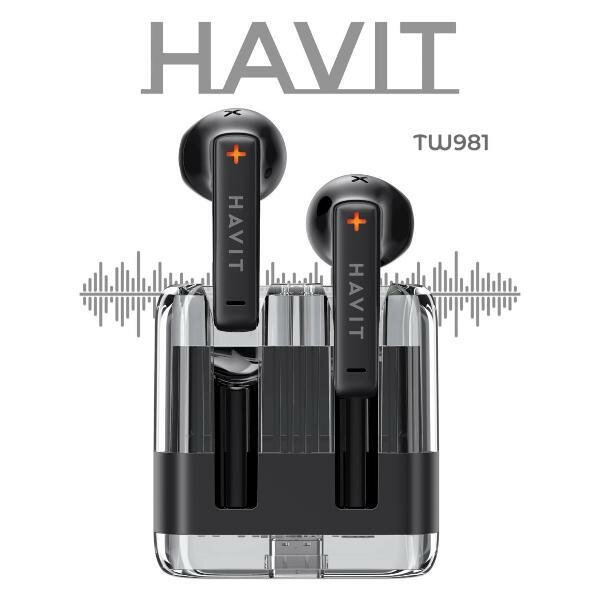 Наушники беспроводные TWS Havit TW981 Black