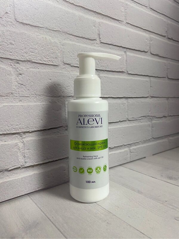 Освежающий крем для лица и век, SPF 15+/ежедневный крем/база под макияж, 100 мл