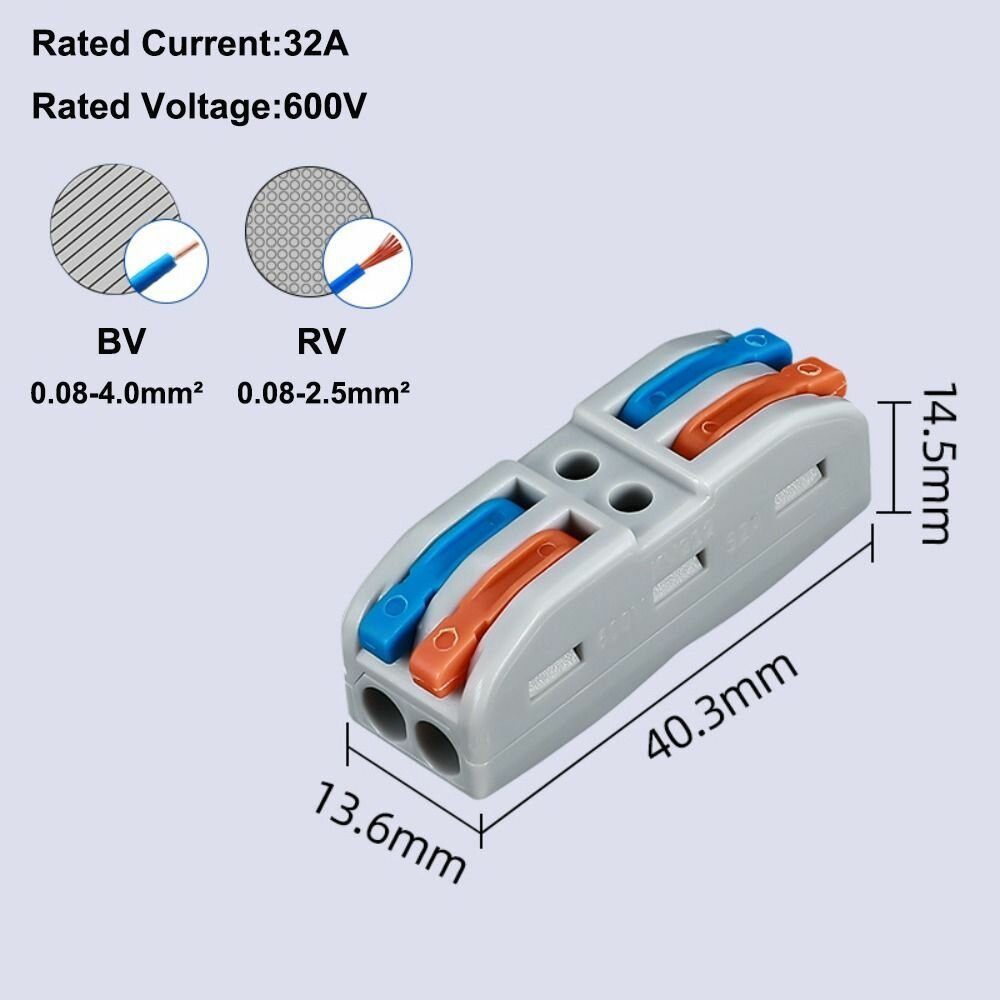 Push-в клеммные колодки
