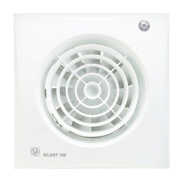 Вентилятор вытяжной Soler & Palau SILENT-100 CDZ, белый 8 Вт