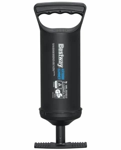 Насос ручной Bestway Air Hammer 850, 30 см, гибкий шланг и 3 насадки