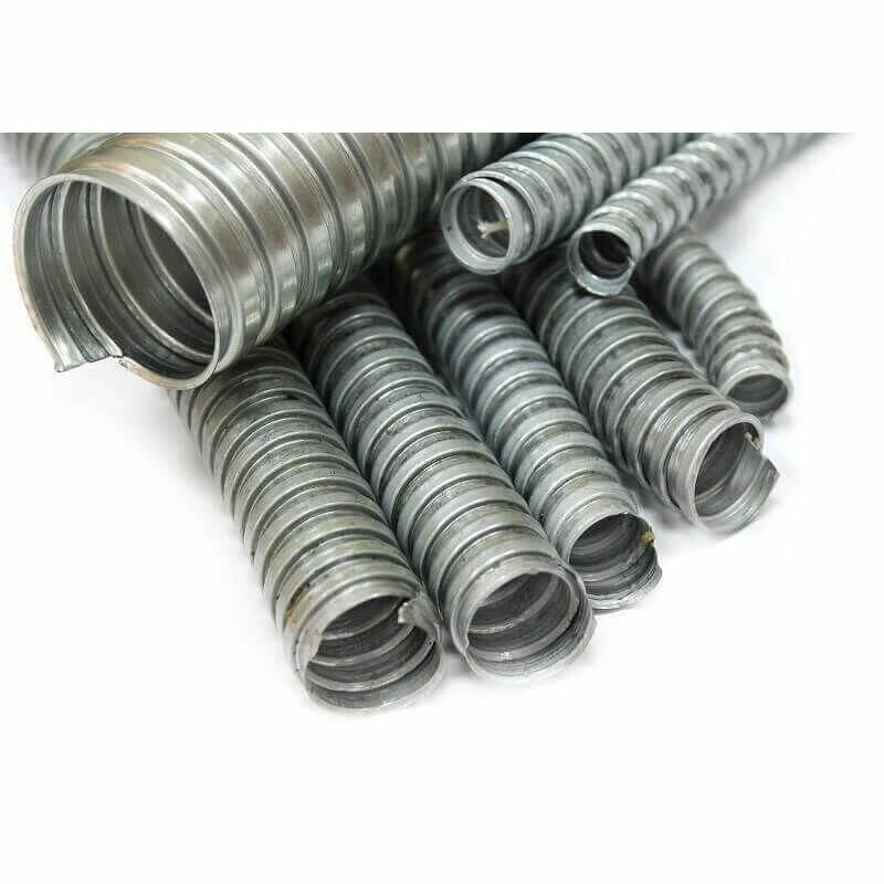 Металлорукав зэтарус Гофроматик, Р3-ЦХ 32, диаметр 32 мм, без протяжки, упаковка 20 м